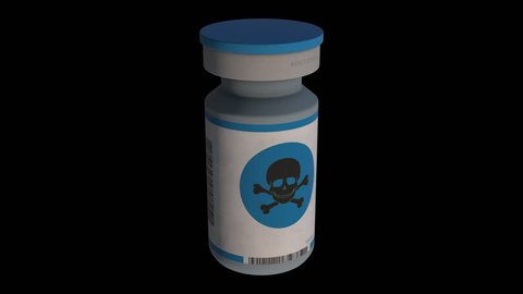 Vial Digixdao Rotation3d Vial Animation Stock Footage Video (100% ...
