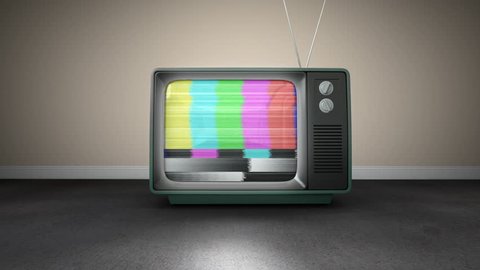 Zoom Animation Old Tv Antenna Turning Stock Footage Video (100% Royalty ...