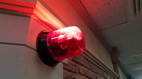 Shot Fire Alarm Going Off Building Stock Footage Video (100% Royalty ...