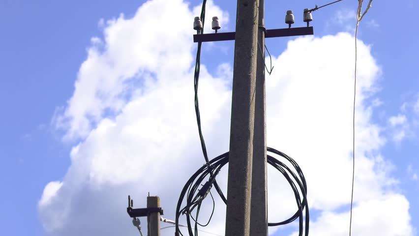 Portable Grounding. Temporary Grounding of Stock Footage Video (100% ...