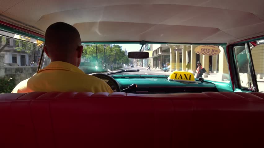 Cuban Taxi Driver in a Stock Footage Video (100% Royalty-free ...