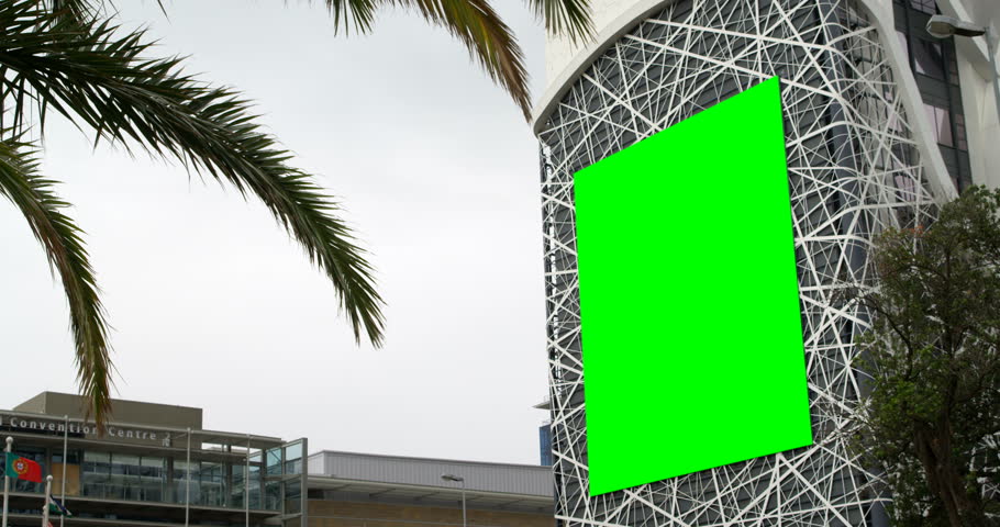 Led Hoarding On the Exterior Stock Footage Video (100% Royalty-free ...