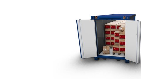 Shipping container corrugated metal Stock Video Footage - 4K and HD ...