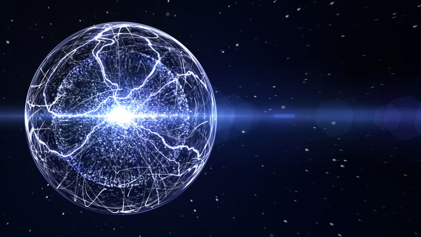 Electromagnetic Sphere Background 스톡 동영상 비디오(100% 로열티 프리) 1021144588 ...