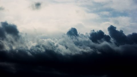 Beautiful Clouds Sky Hot Weather Time Stock Footage Video (100% Royalty ...