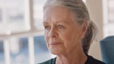 happy mature middle aged single woman Stock Footage Video (100% Royalty ...