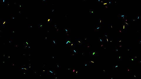 colorful confetti flakes celebratory party explosion Stock Footage ...