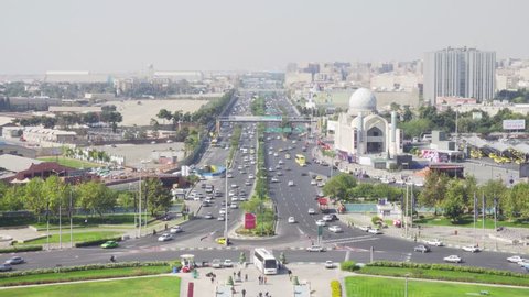 Beautiful Aerial View Lashkari Expressway Tehran Stock Footage Video ...
