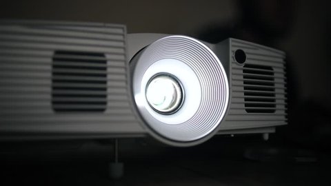Closeup Projector Stock Footage Video (100% Royalty-free) 1021428640 ...