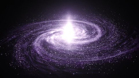 Galaxy Spinning Space Stock Footage Video (100% Royalty-free ...