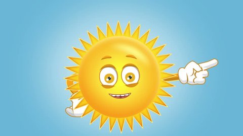 Happy Smiling Sun Characters Comic Isolated Stock Vector (Royalty Free ...