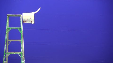 Paint Can Falling Slow Motion On Stock Footage Video (100% Royalty-free ...