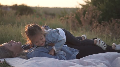 Mixed Race Family European Mother Asian Stock Footage Video (100% ...