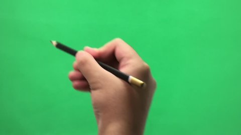 Male Hand Writing Tick Right Correct Stock Footage Video (100% Royalty ...