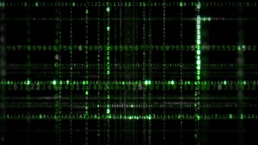 matrix numbers code Stock Footage Video (100% Royalty-free) 1021844062 ...