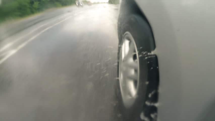 Car Hydroplaning Stock Video Footage - 4K and HD Video Clips | Shutterstock