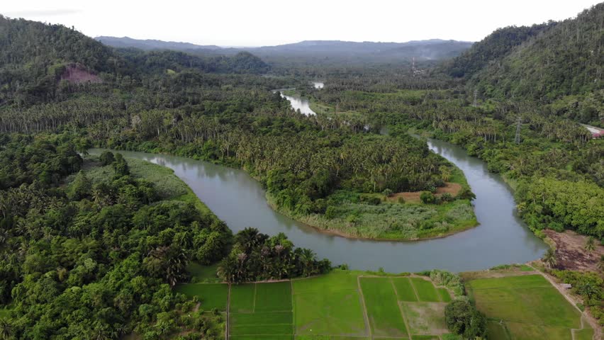 poso river near agricultural area pandiri Stock Footage Video (100% ...