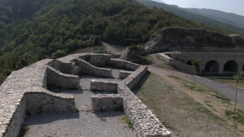 prizren fortress known kaljaja dušan's medieval Stock Footage Video ...