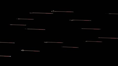 3d Animation Flying Arrows On Black Stock Footage Video (100% Royalty ...