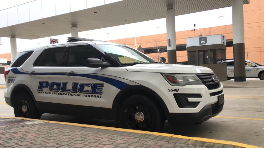 Dayton Ohio December 24 Police Vehicle Stock Footage Video (100% ...