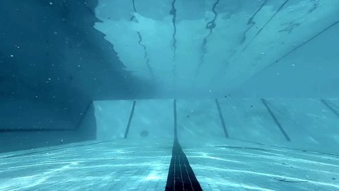 Bottom Swimming Pool Five Meters Deep Stock Footage Video (100% Royalty ...