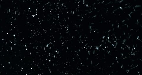 4k Slowmotion Snowstorm Particles Swirling Randomly Stock Footage Video ...