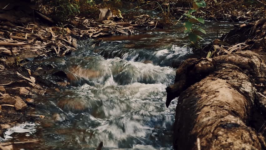Beautiful Waterfall at Dusk with mossy rocks image - Free stock photo ...