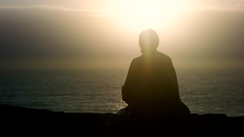 Two people watching sunrise over the ocean image - Free stock photo ...