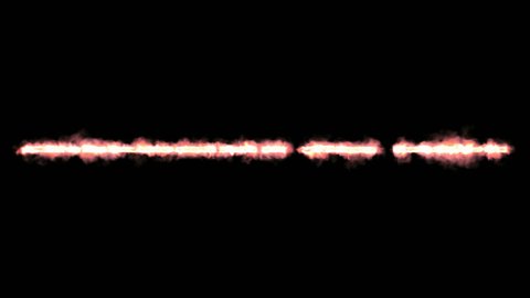 Animated Top View Narrow Line Fire Stock Footage Video (100% Royalty ...