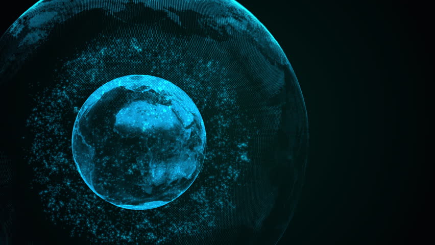 abstract 4k motion background loop particles Stock Footage Video (100% ...