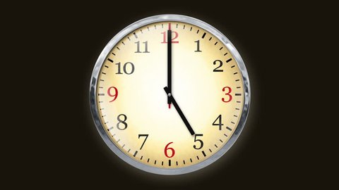 Isolated Clock Showing 430 Oclock Stock Photo (Edit Now) 305800055