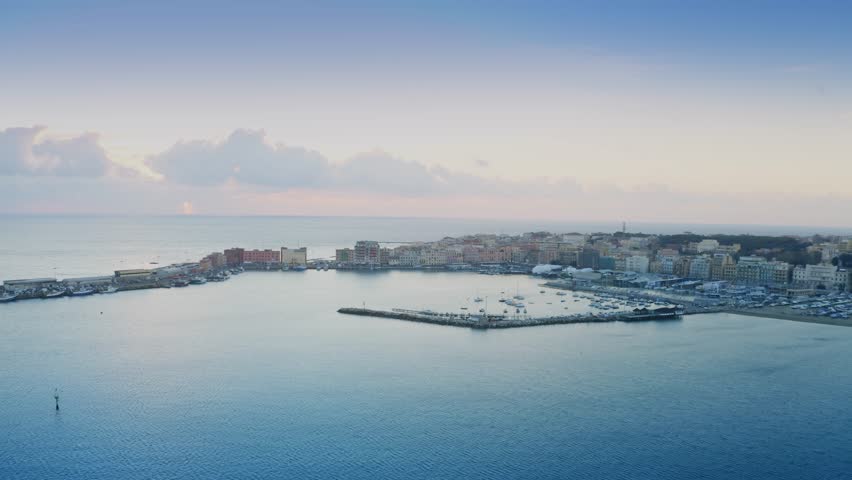 View of Anzio from the Harbor in Italy image - Free stock photo ...