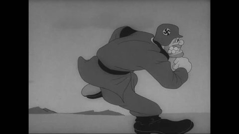 Circa 1940s 1940s Animated Cartoon American Stock Footage Video (100% ...