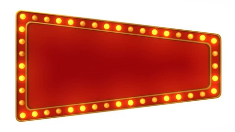 Theater Sign Billboard Frame Design Stock Vector (Royalty Free) 1713070261 | Shutterstock