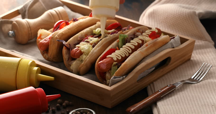Hot Dogs and Meat on the Grill image - Free stock photo - Public Domain ...