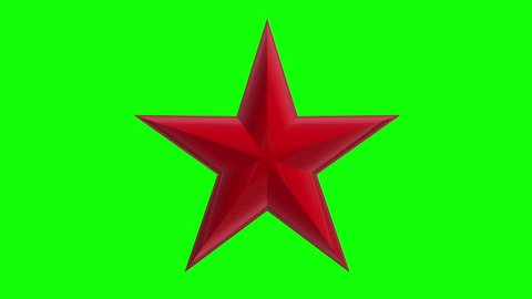 Red 3d Star Rotate 3d Render Stock Footage Video (100% Royalty-free ...