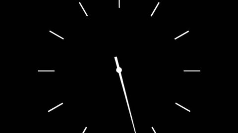 4k Clock Spinning Watch Animation On Stock Footage Video (100% Royalty ...