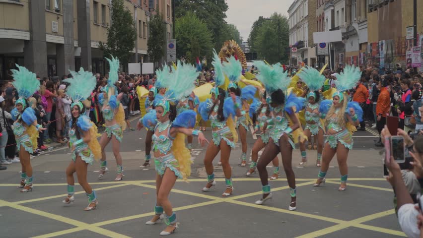Caribbean Carnival Traditional Mask Stock Video Footage - 4K and HD ...