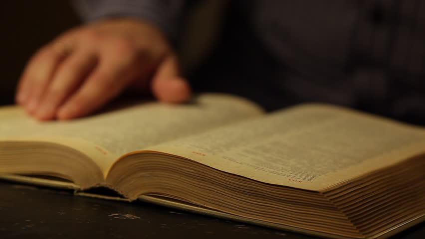 Mens Hands Turn the Pages Stock Footage Video (100% Royalty-free ...