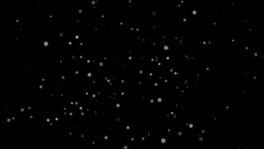 slowly falling snow crystal particles Stock Footage Video (100% Royalty ...