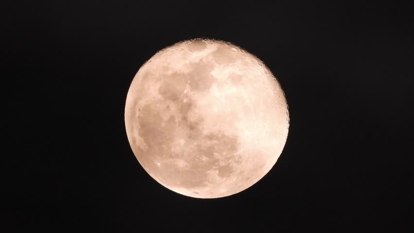 Extreme Zoom Video Moon Night Deep Stock Footage Video (100% Royalty ...