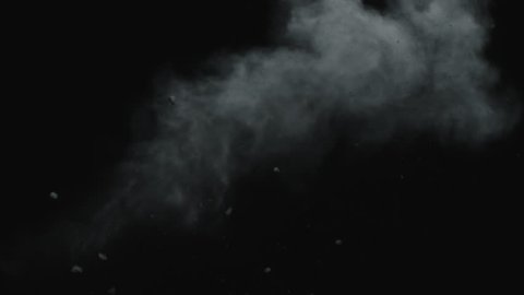 Dusty Bullet Hit On Wall Chunks Stock Footage Video (100% Royalty-free ...