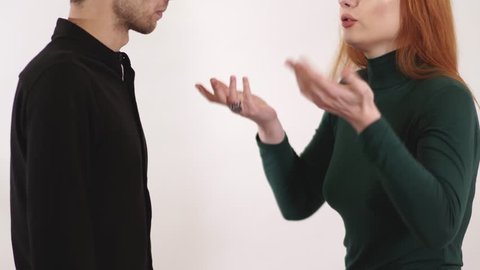 Man grabbing woman arm Stock Video Footage - 4K and HD Video Clips ...