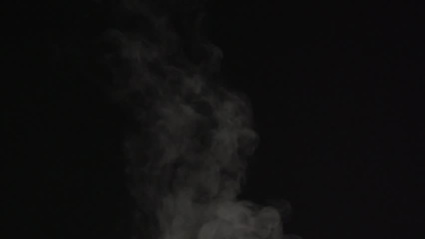 falling current smoke heavy white slowly Stock Footage Video (100% ...