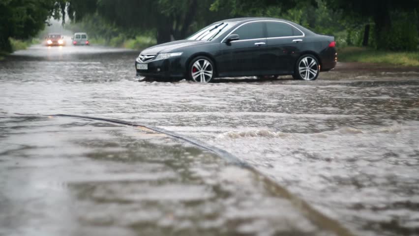 Traffic Jams During Heavy Rain Stock Video Footage - 4K and HD Video Clips | Shutterstock