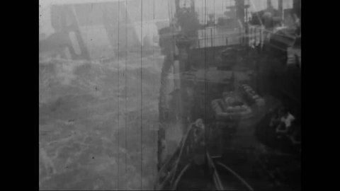 Circa 1940s Sinbad Dog Travels Through Stock Footage Video (100% ...