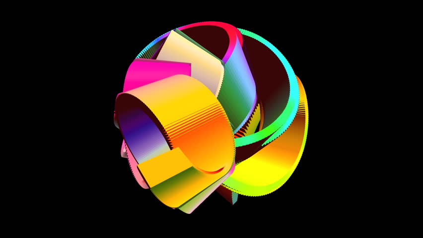 motion background moving geometric shapes Stock Footage Video (100% ...