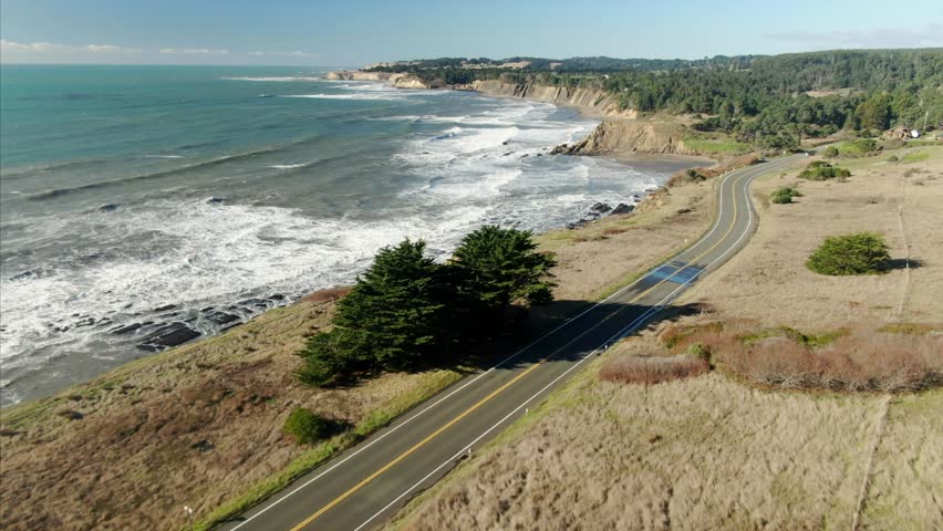 Seaside and shoreline highway image - Free stock photo - Public Domain ...