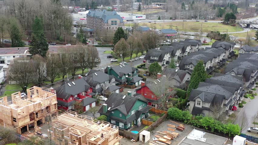 Building Under Construction. the Site Stock Footage Video (100% Royalty ...