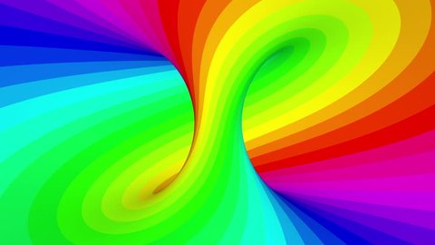 Rotating Rainbow Swirl Seamless Loop 4k Stock Footage Video (100% ...